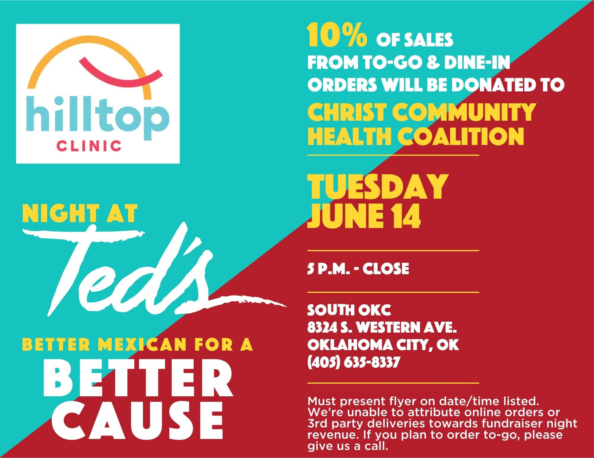 Ted’s Fundraiser Night – Hilltop Clinic